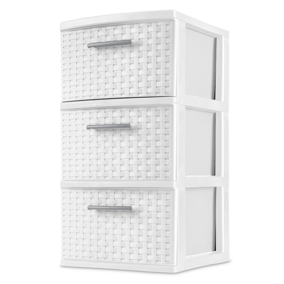 3 Drawer Plastic Storage