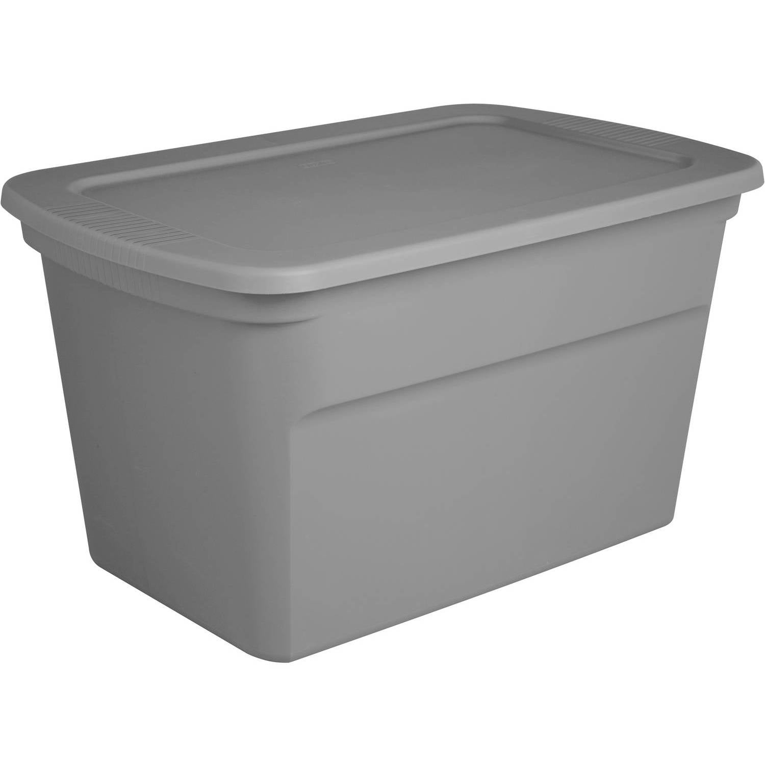 Sterilite 30 Gallon Plastic Storage Tote, Titanium - Walmart.com