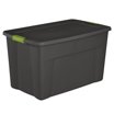 Sterilite 45 Gallon Stackable Storage Tote with Lid & Wheels, 12 Pack ...