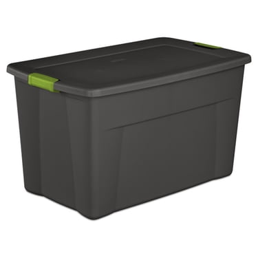 Rubbermaid Large 68 Qt Underbed Plastic Storage Box with Wheels, Clear ...