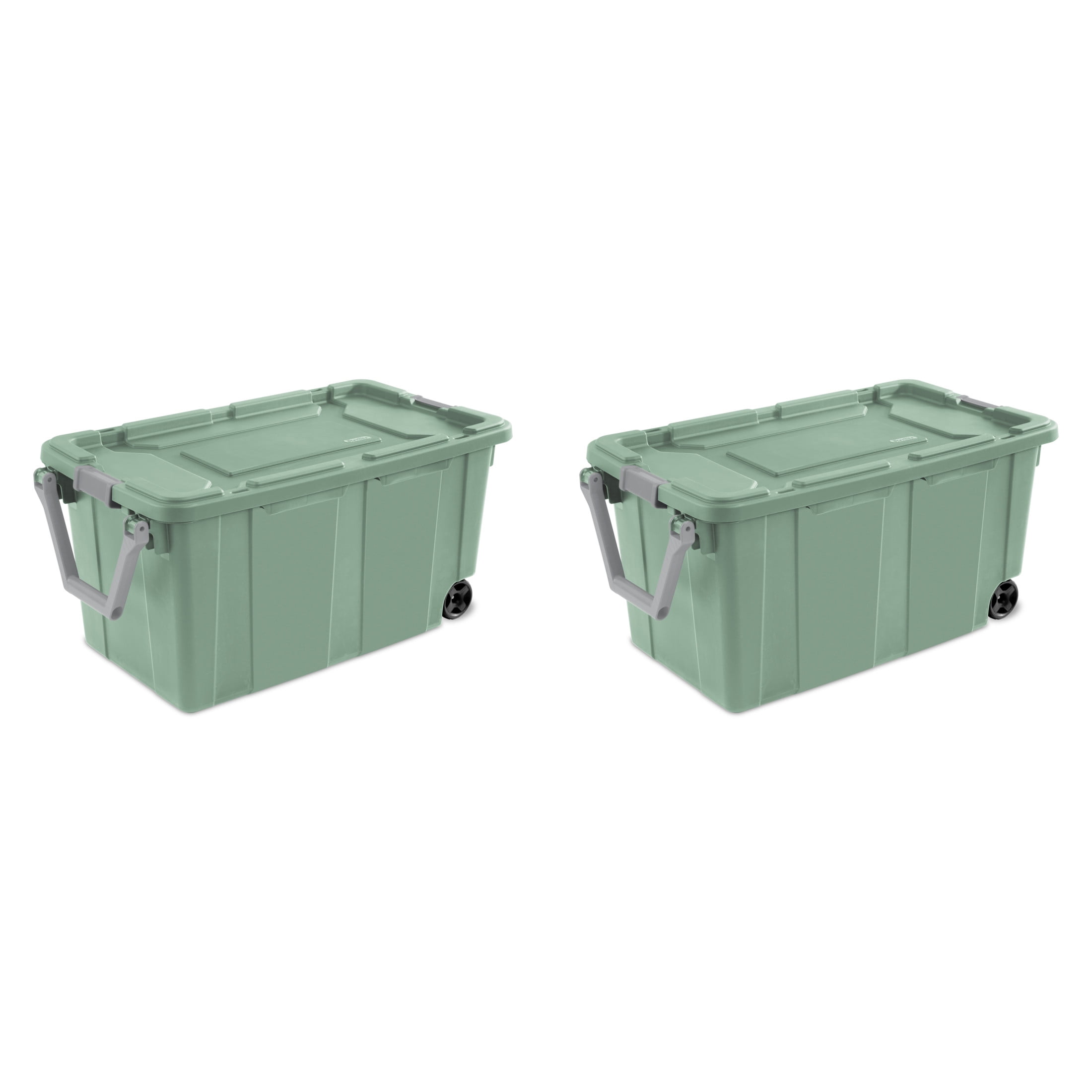 Sterilite Extra Large Storage Bin, 40 Gallon Wheeled Plastic Storage ...