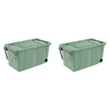 Sterilite Extra Large Storage Bin, 40 Gallon Wheeled Plastic Storage ...