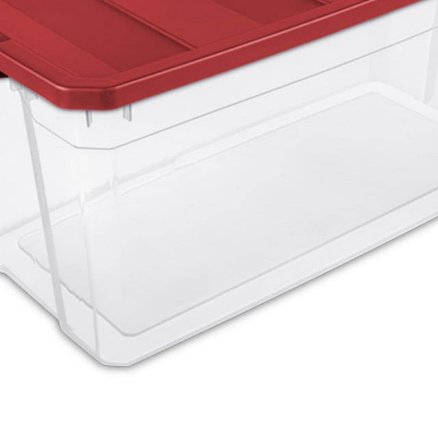 Sterilite 14796603 50 Gallon Modular See Through Stacking Storage Bin ...