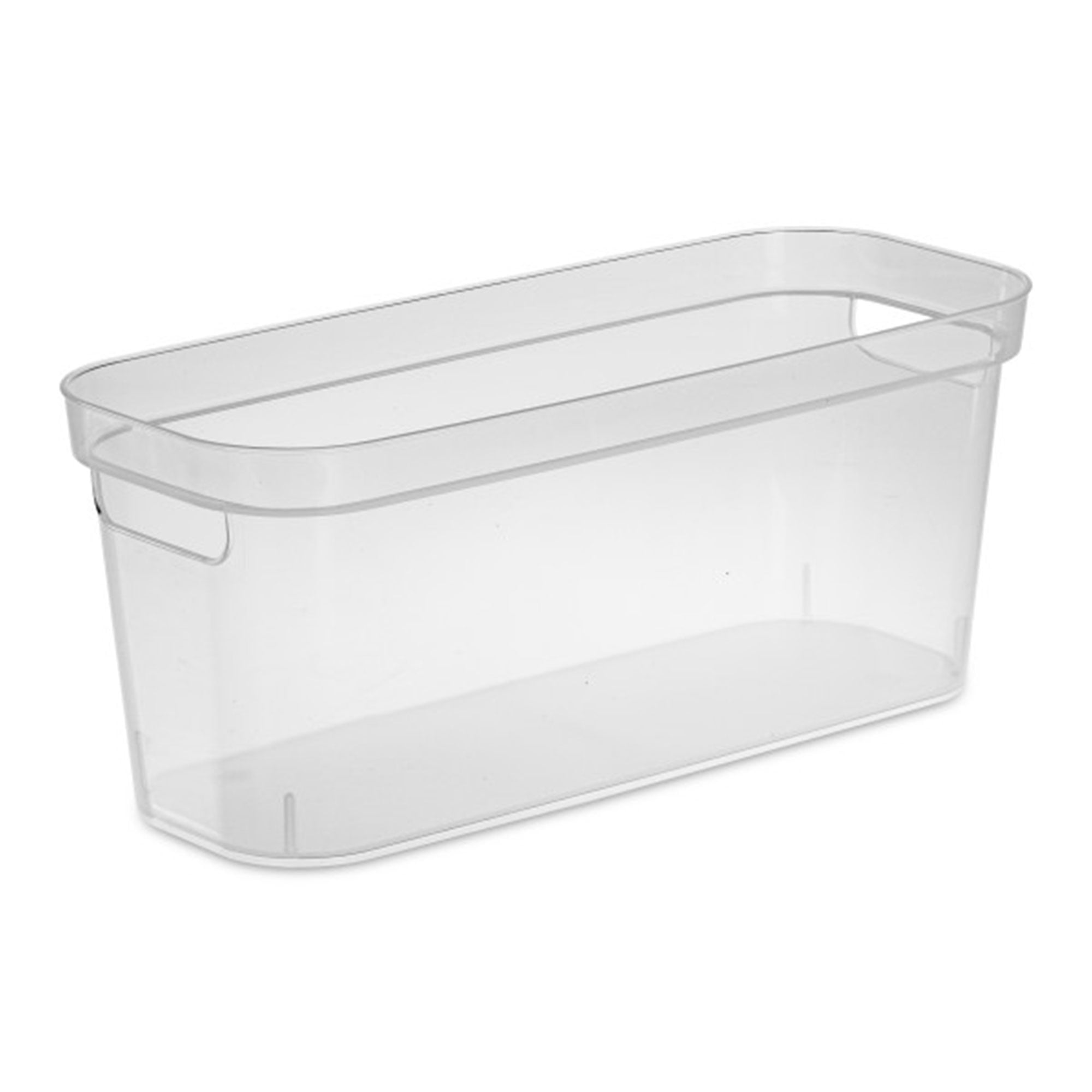 Sterilite Plastic Container, 6.25x6.25x15 Inch Open Box Narrow Storage ...