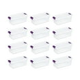 Sterilite 6 Quart ClearView Latch Storage Containers, Plastic ...
