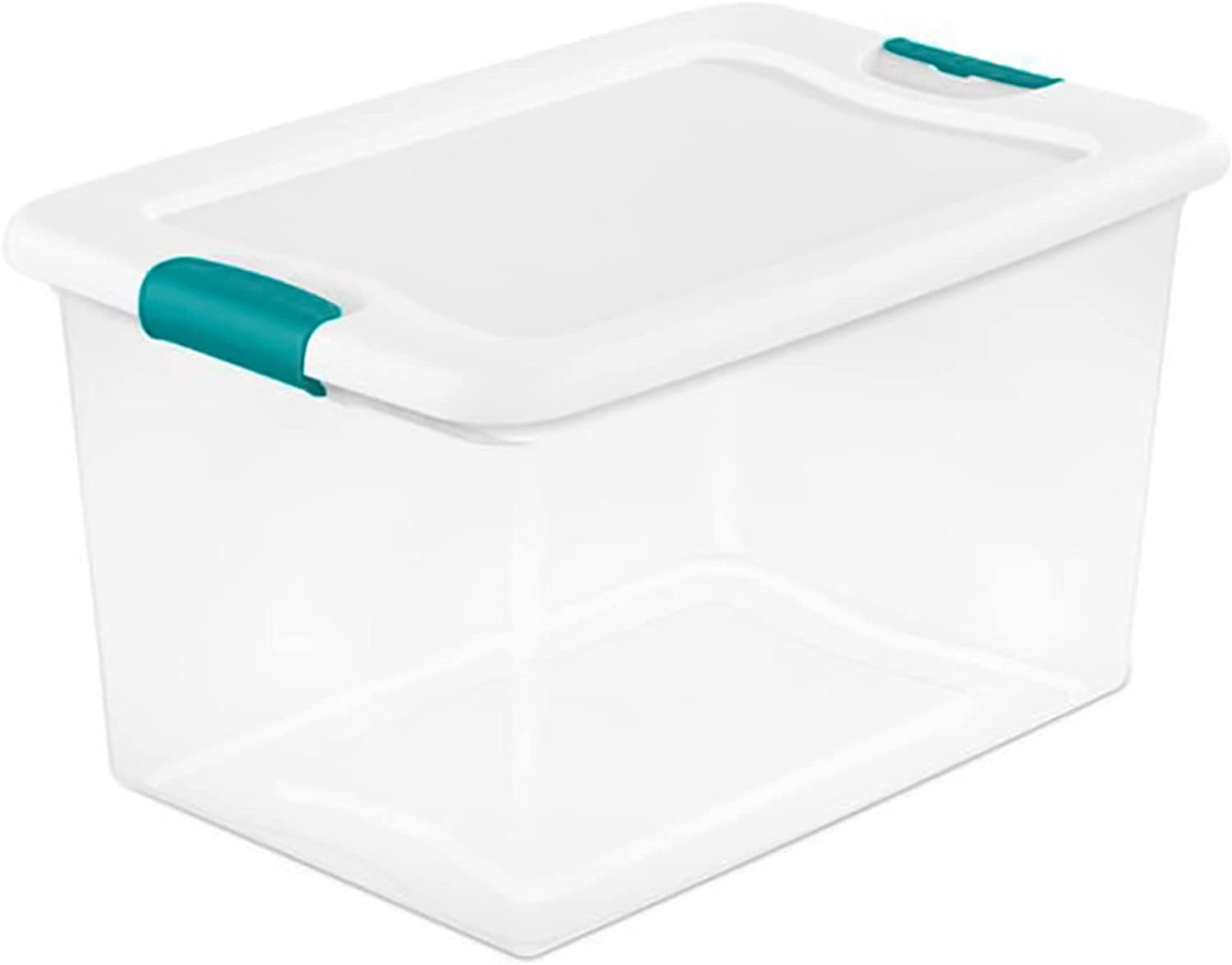 Sterilite 64 Quart Multipurpose Stackable Plastic Latching Lid Storage ...