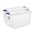 Sterilite 66 Qt. Latch Box Plastic, Stadium Blue - (2 pack) - Walmart.com