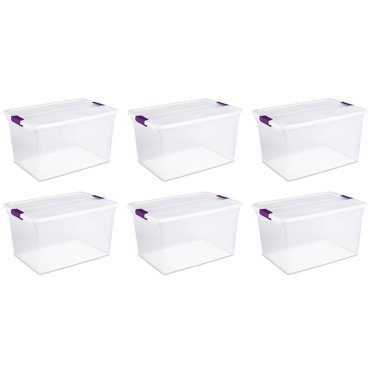 Leke Plastic Organizer Container Box 24 Compartments Jewelry Storage ...