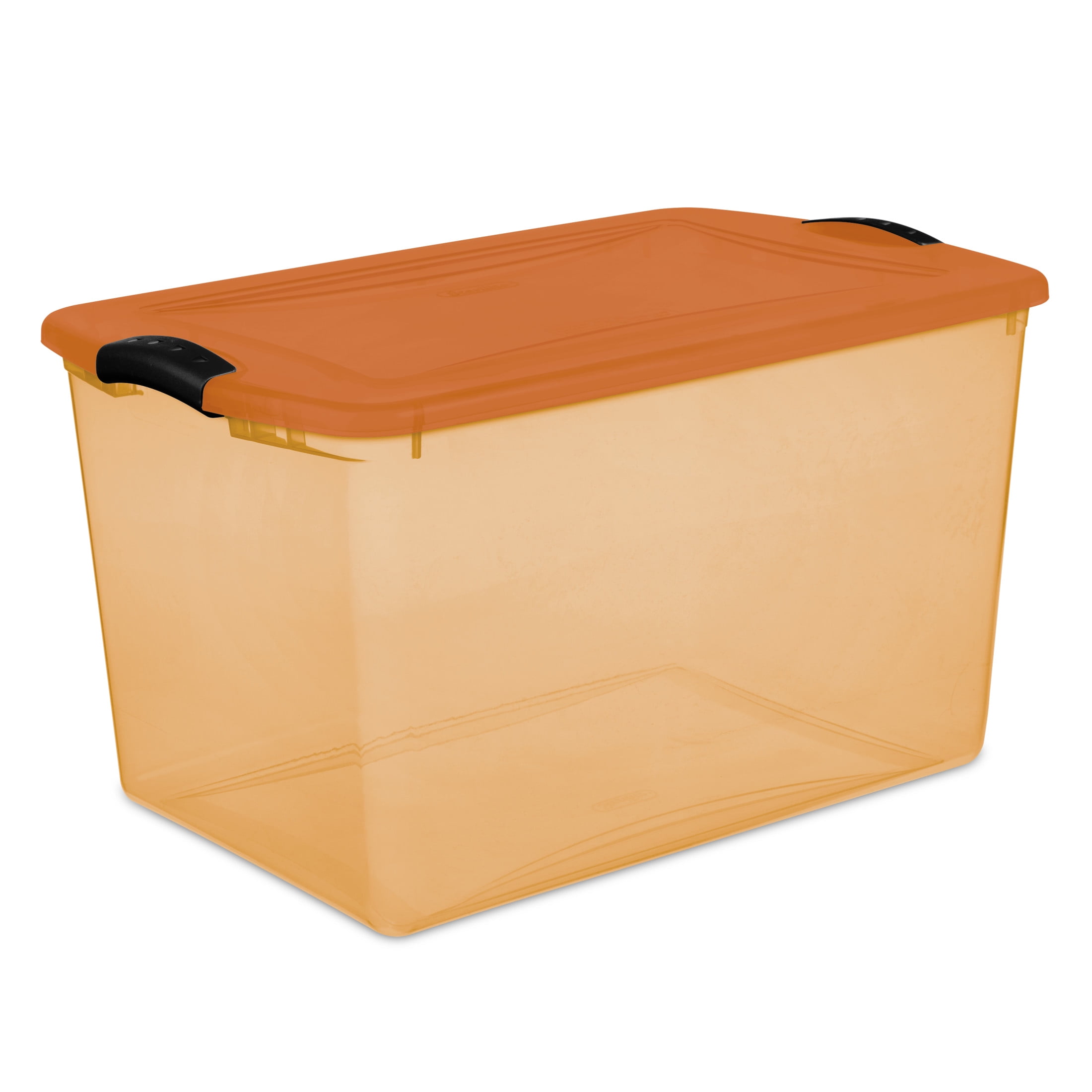 Sterilite Large Storage Bin, 66 Quart Latch Box Plastic Adult With ...