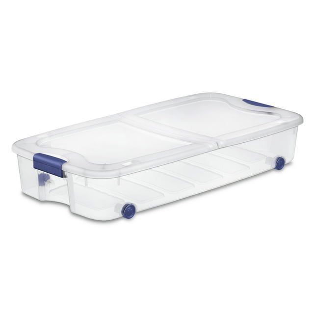 Sterilite Wheeled Storage Bin - Walmart Business Supplies