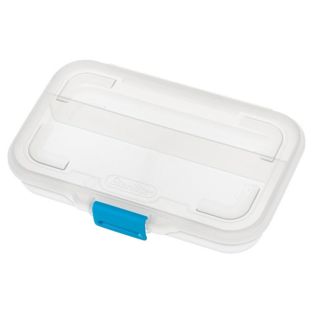 Sterilite 8.5 inch Small White Plastic Divided Box (Pack of 18 ...