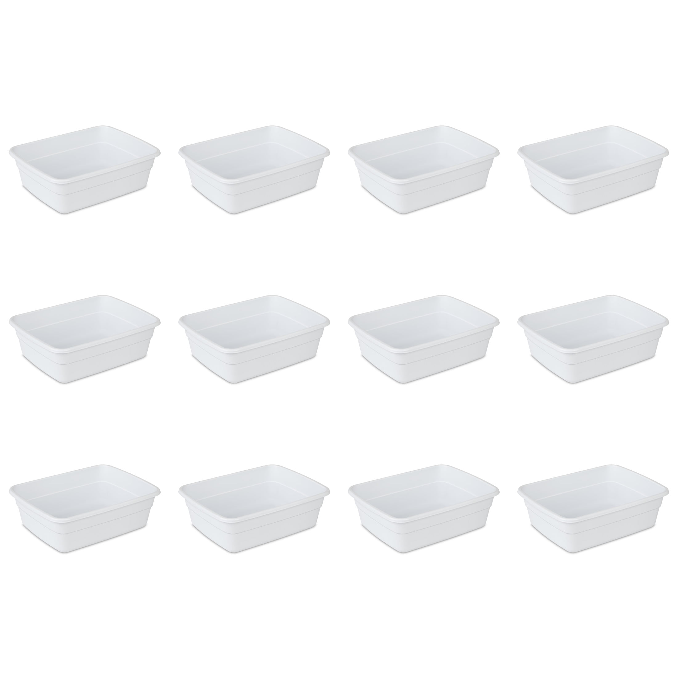Sterilite 8 Qt. Dishpan, Multi-Purpose Plastic Wash Tub, Kitchen, Sink ...