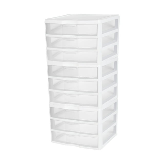 Sterilite 3-Drawer Set - Lockable storage chests - Walmart Business ...