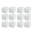Sterilite ClearView Compact Stacking 3 Drawer Storage Organizer System ...