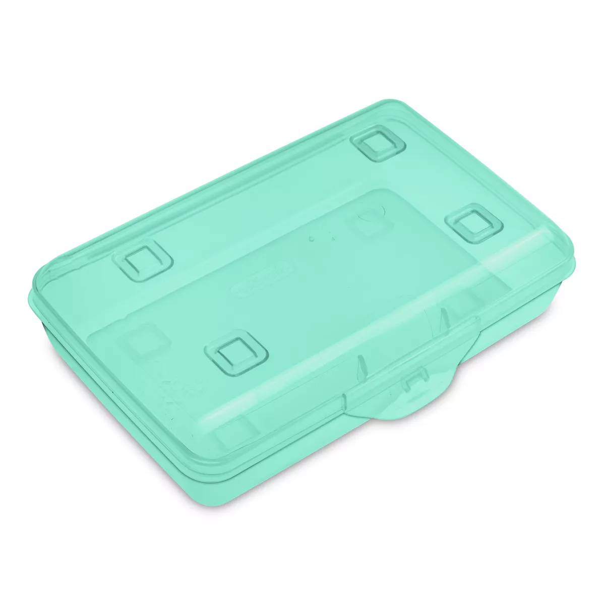 Sterilite Flat Top Pencil Box - Green Tint - Walmart.com