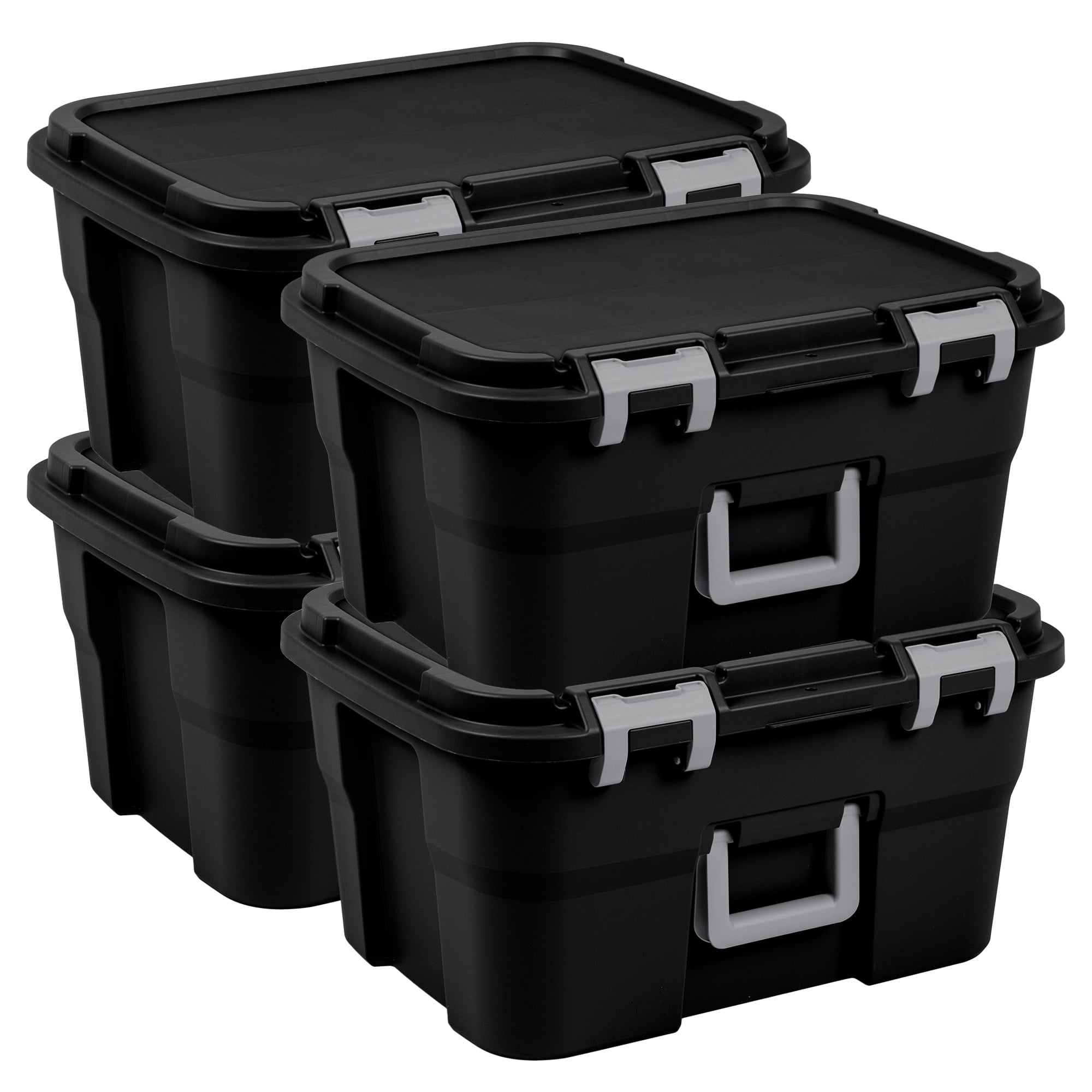 Sterilite Footlocker, 14 Gallon Plastic Storage Container with Latching ...
