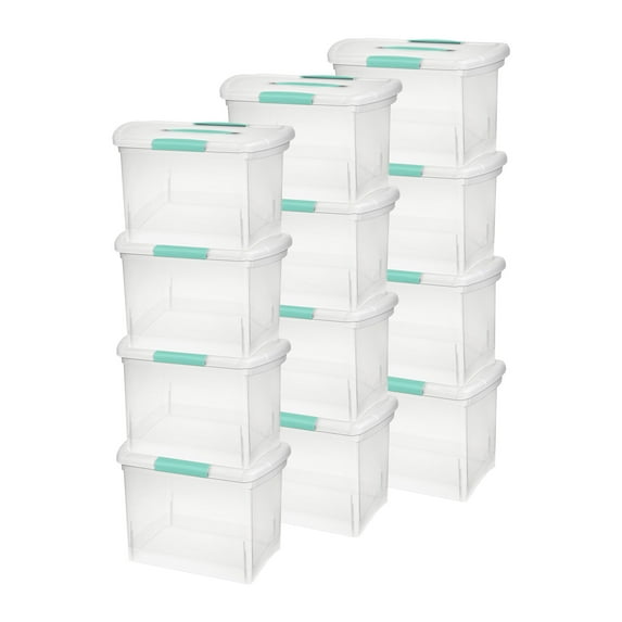 Sterilite Portable Document Storage Containers, Plastic Letter Hanging ...