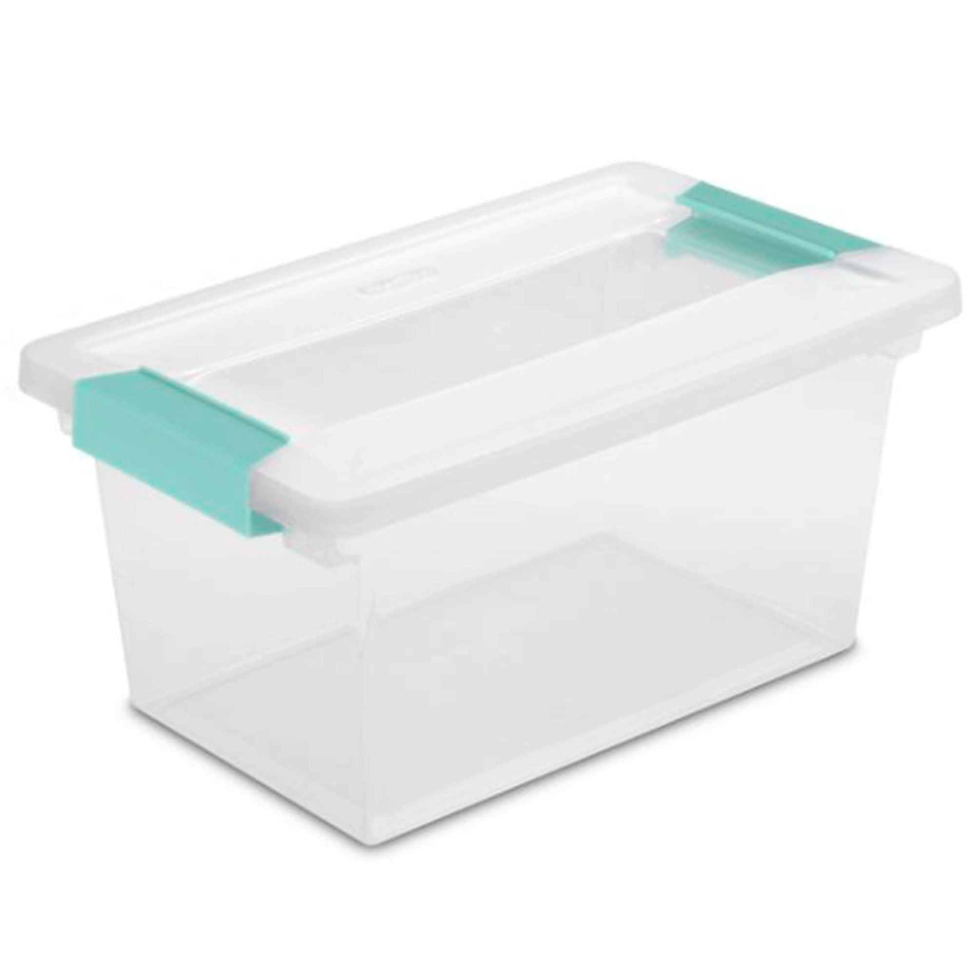 Sterilite Plastic Clip Storage Box Container with Latching Lid, 32 Pack ...