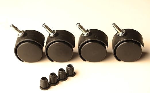 Sterilite, Storex universal Crate replacement Casters, Snap In Style ...