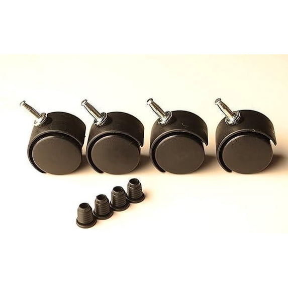 Skip_Baumhower_Brands Universal Replacement Crate Casters, Snap-In, Set ...