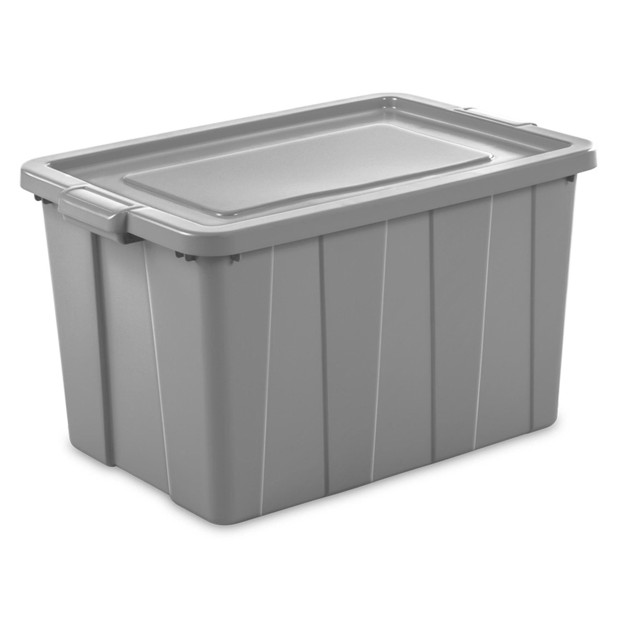 Sterilite Tuff1 30 Gal Plastic Storage Tote Container Bin w/ Lid (16 ...