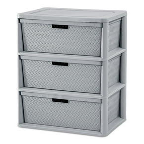 3 Drawer Plastic Storage