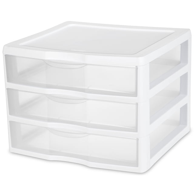 Sterilite 3-Drawer Unit | Boxes for facility management - Walmart ...