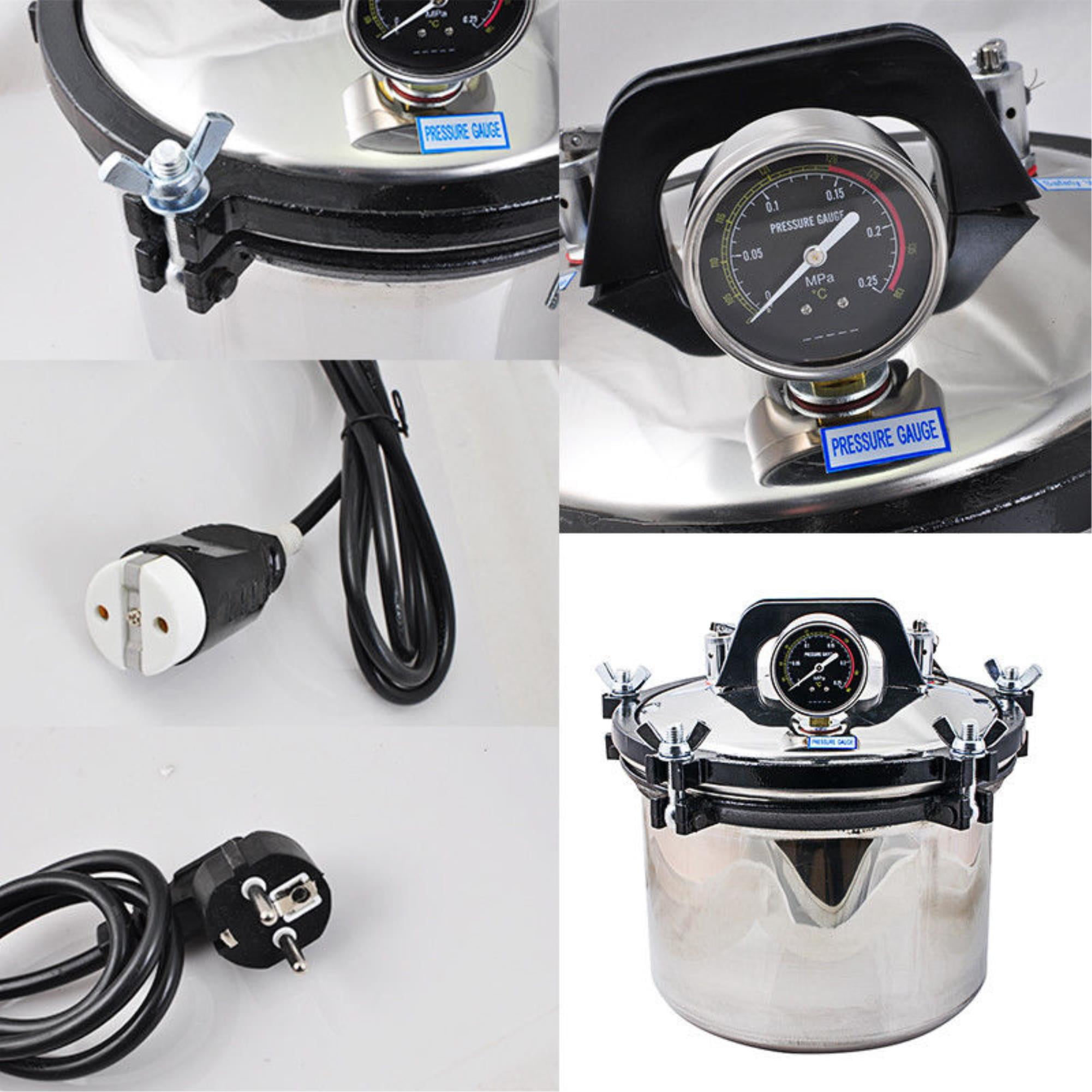 Sterilize Dental and Medical Equipment with Portable 8L Autoclave ...
