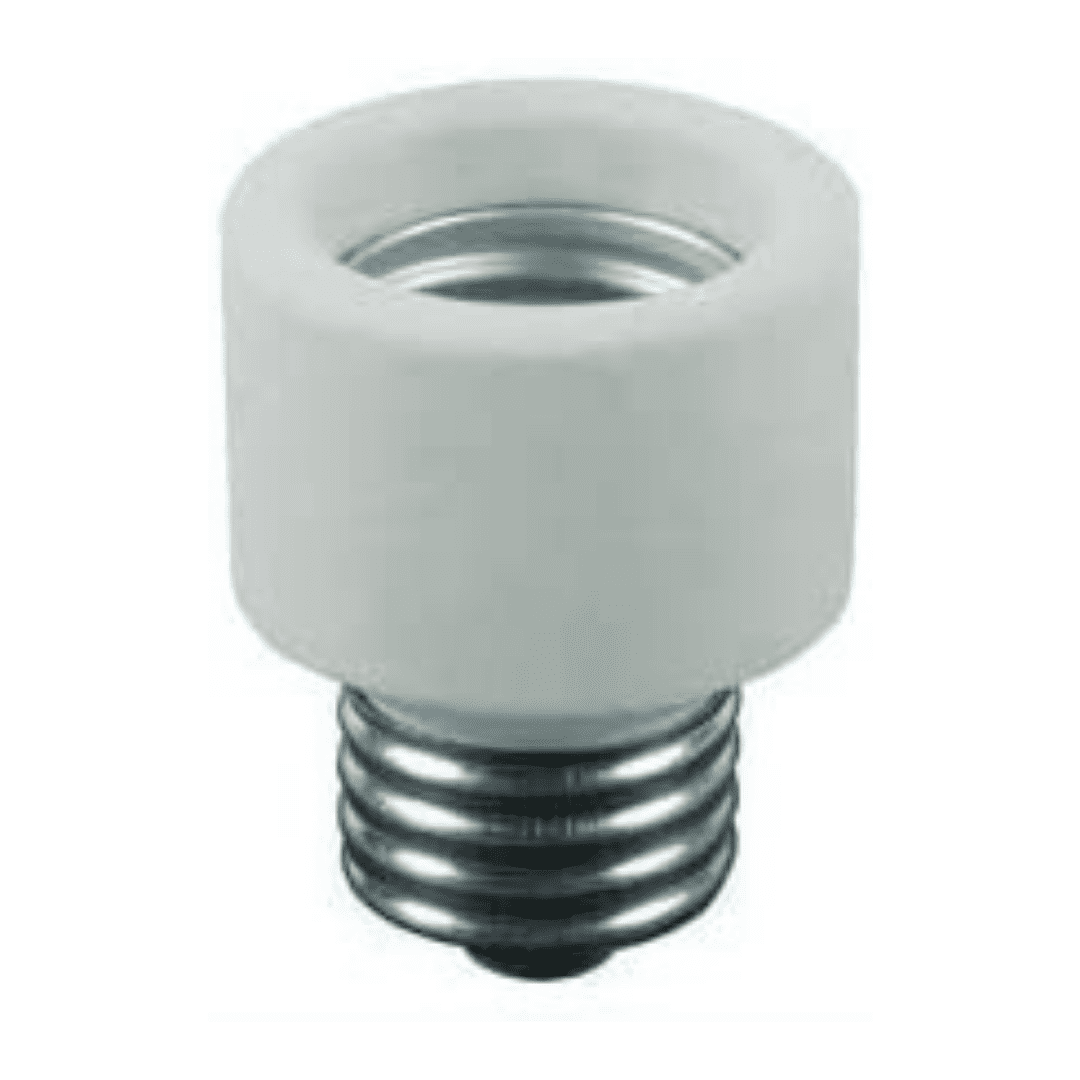 Sterl Lighting - Medium Base To Medium Base Light Bulb Socket Ceramic ...