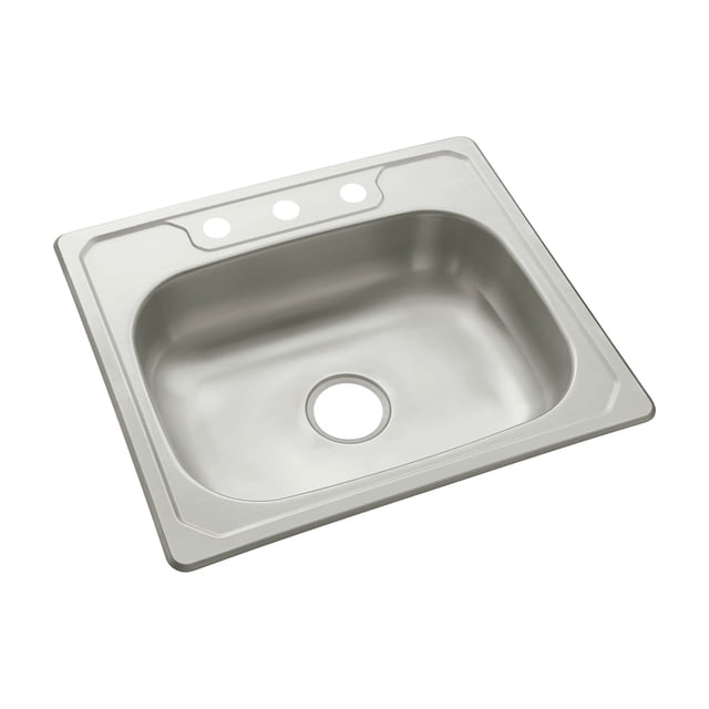Sterling 14631-3 Middleton 25" Single Basin Drop In Stainless Steel ...