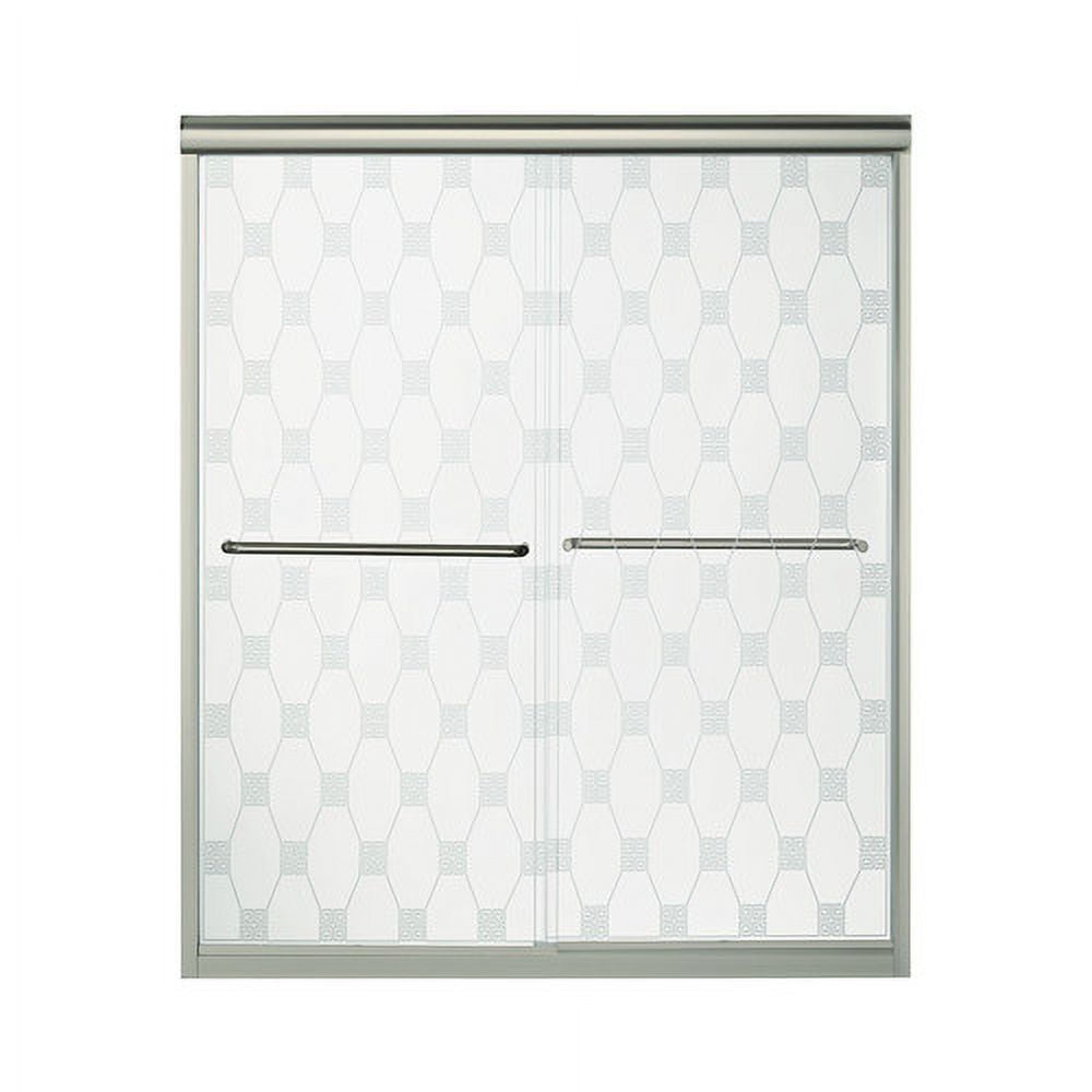 Sterling 5475-59 Finesse 70-1/16" High X 59-5/8" Wide Sliding Frameless ...