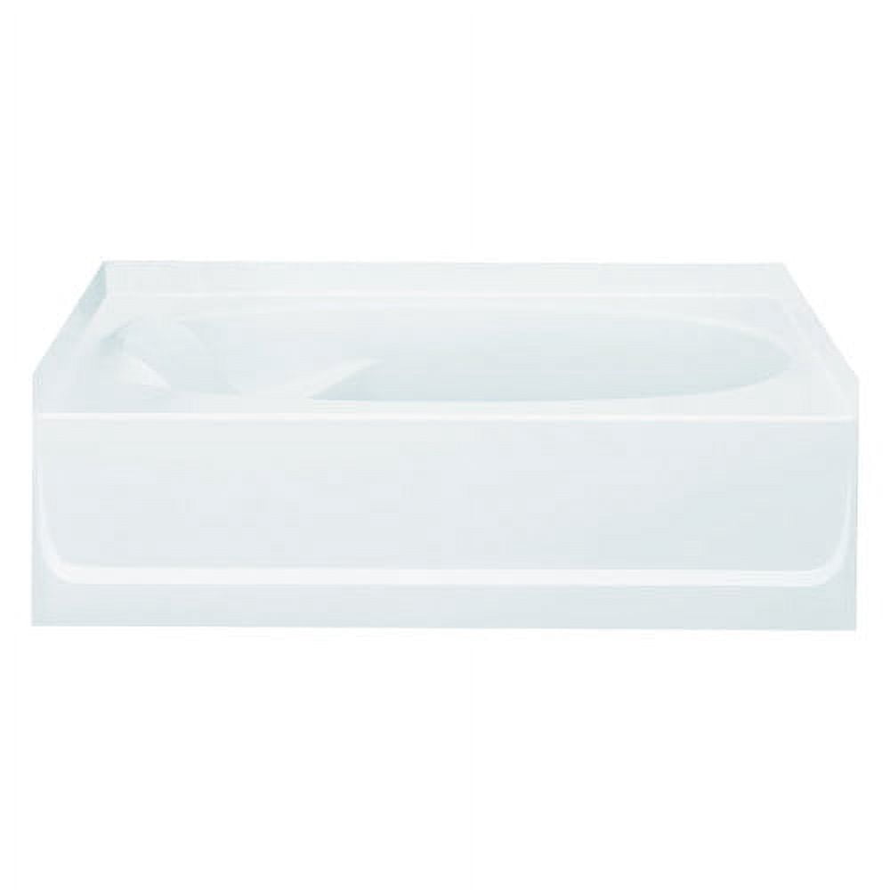 Sterling 71101120 Ensemble 60" X 36" Vikrell Soaking Bathtub For Alcove ...