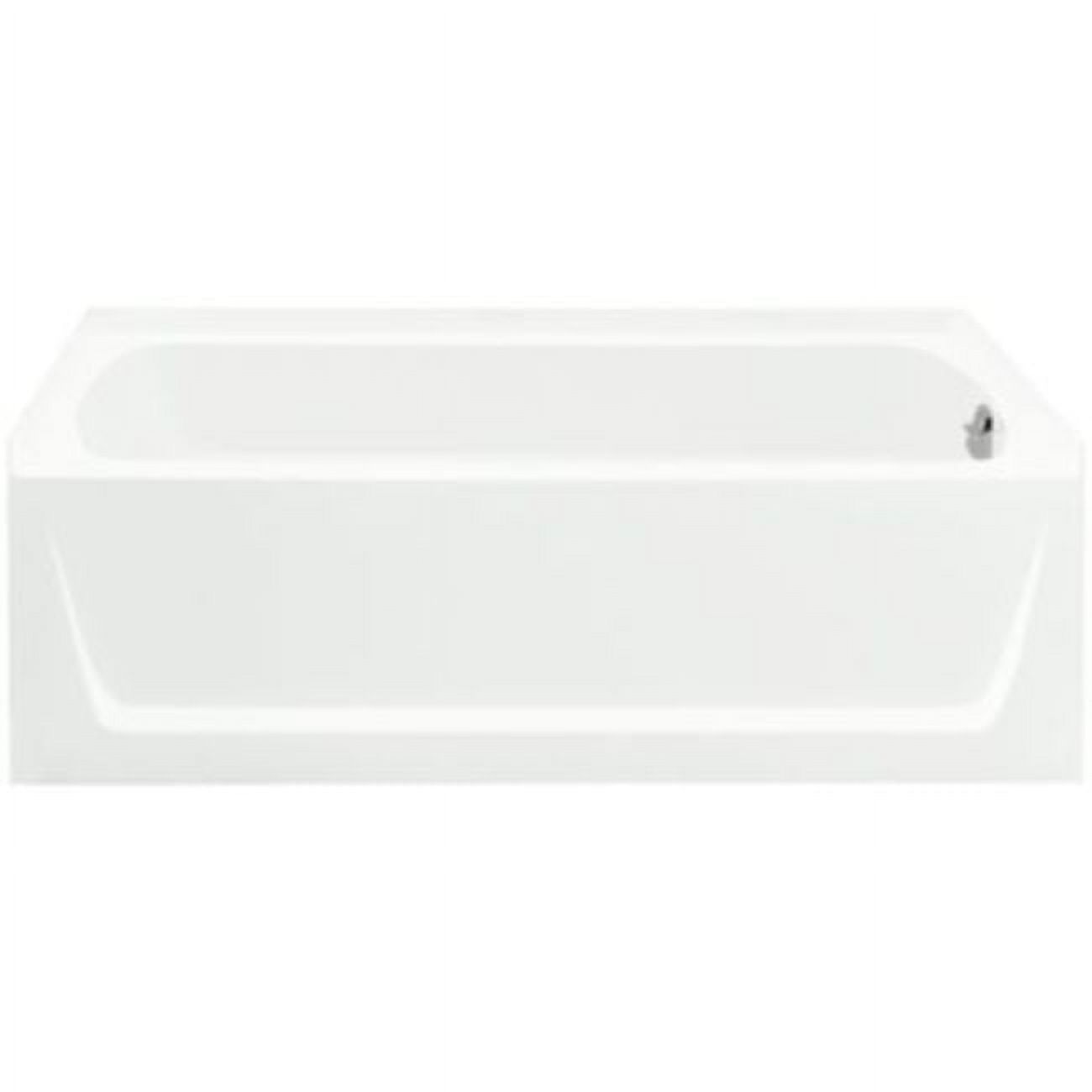 Sterling 71171122 Ensemble 60" Vikrell Material Soaking Bathtub For ...
