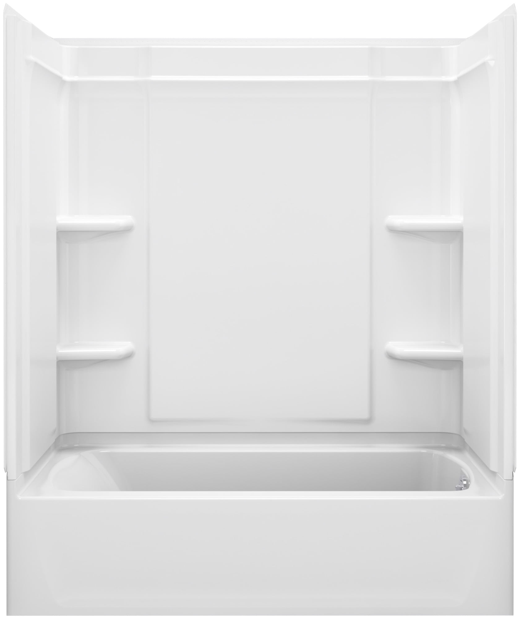 Sterling 71370122 Ensemble 60" Vikrell Alcove Bath/Shower Module ...