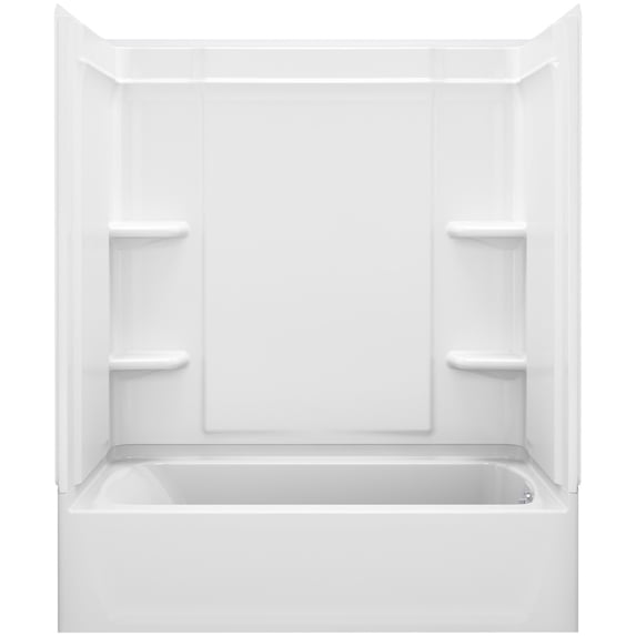 Sterling 71370122 Ensemble 60" Vikrell Alcove Bath/Shower Module ...