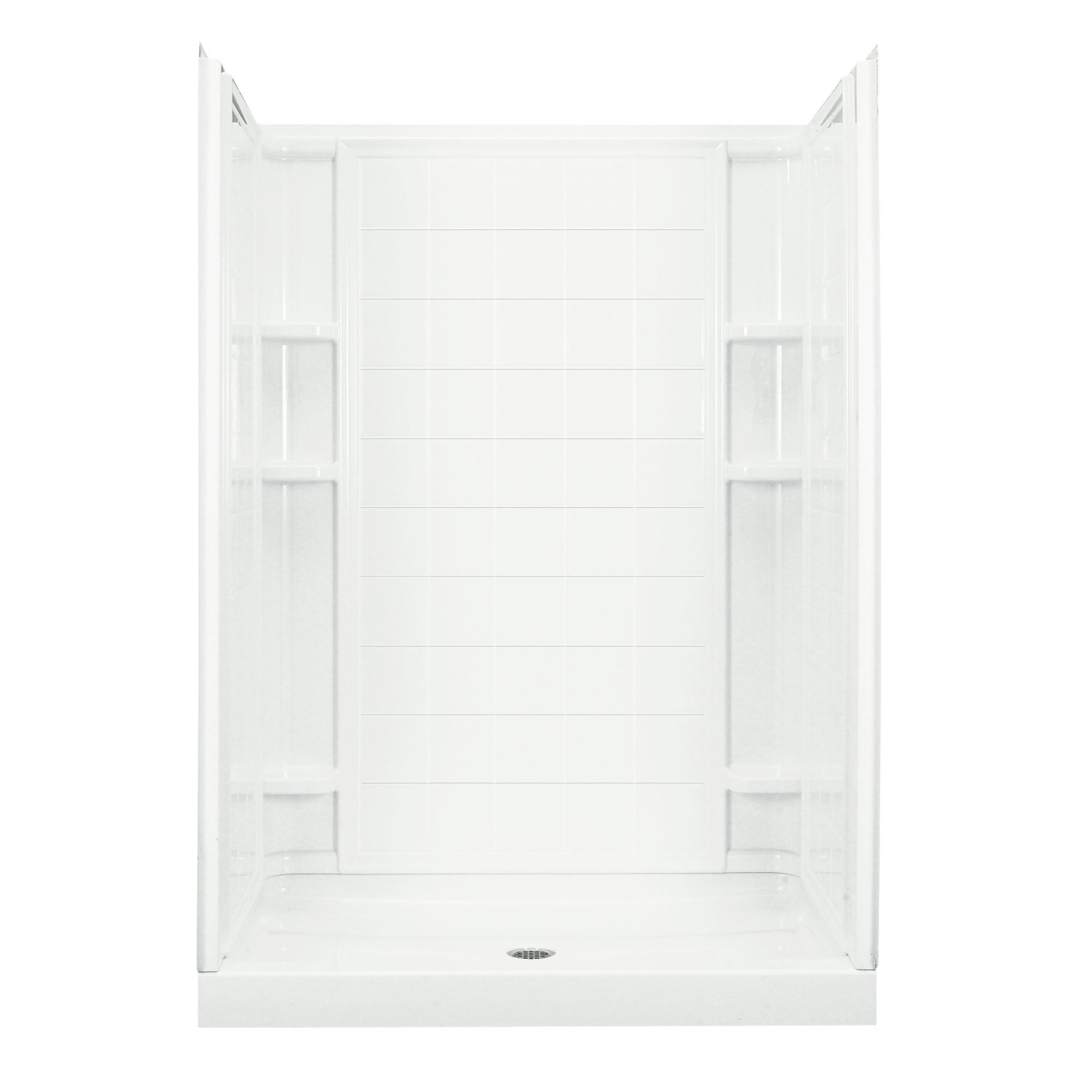Sterling 72130106 Ensemble 60" X 35-1/4" X 77" Vikrell Shower - White - Walmart.com