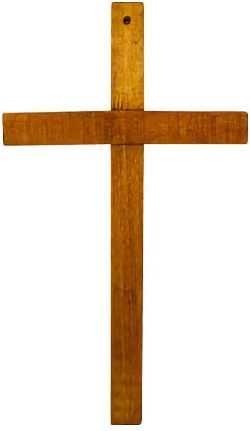 Sterling Gifts 7 inch Wood Wall Cross - Cross of Jesus - Walmart.com