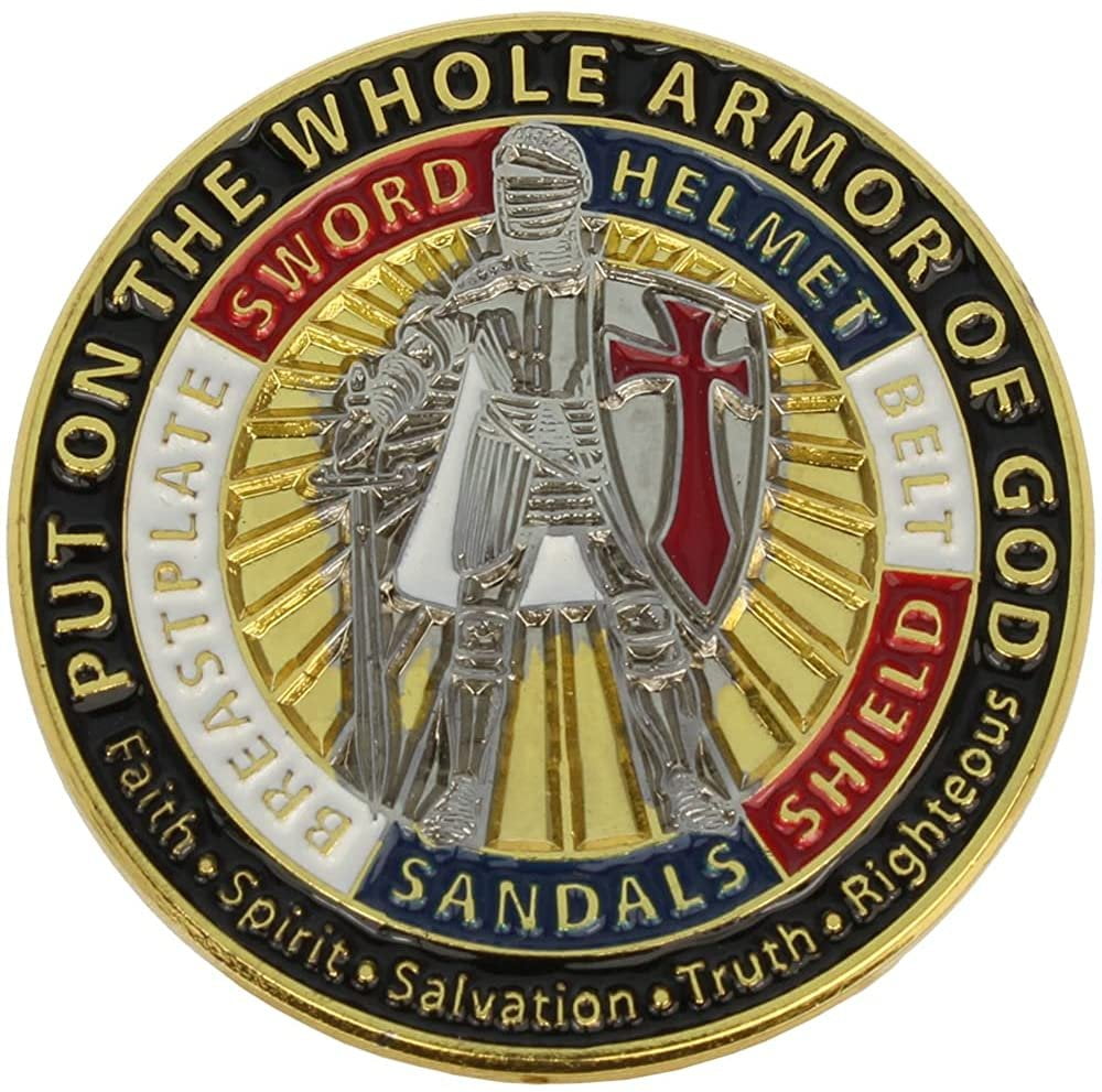 Sterling Gifts Armor of God Lapel Pin, Put on Armor of God. - Walmart.com