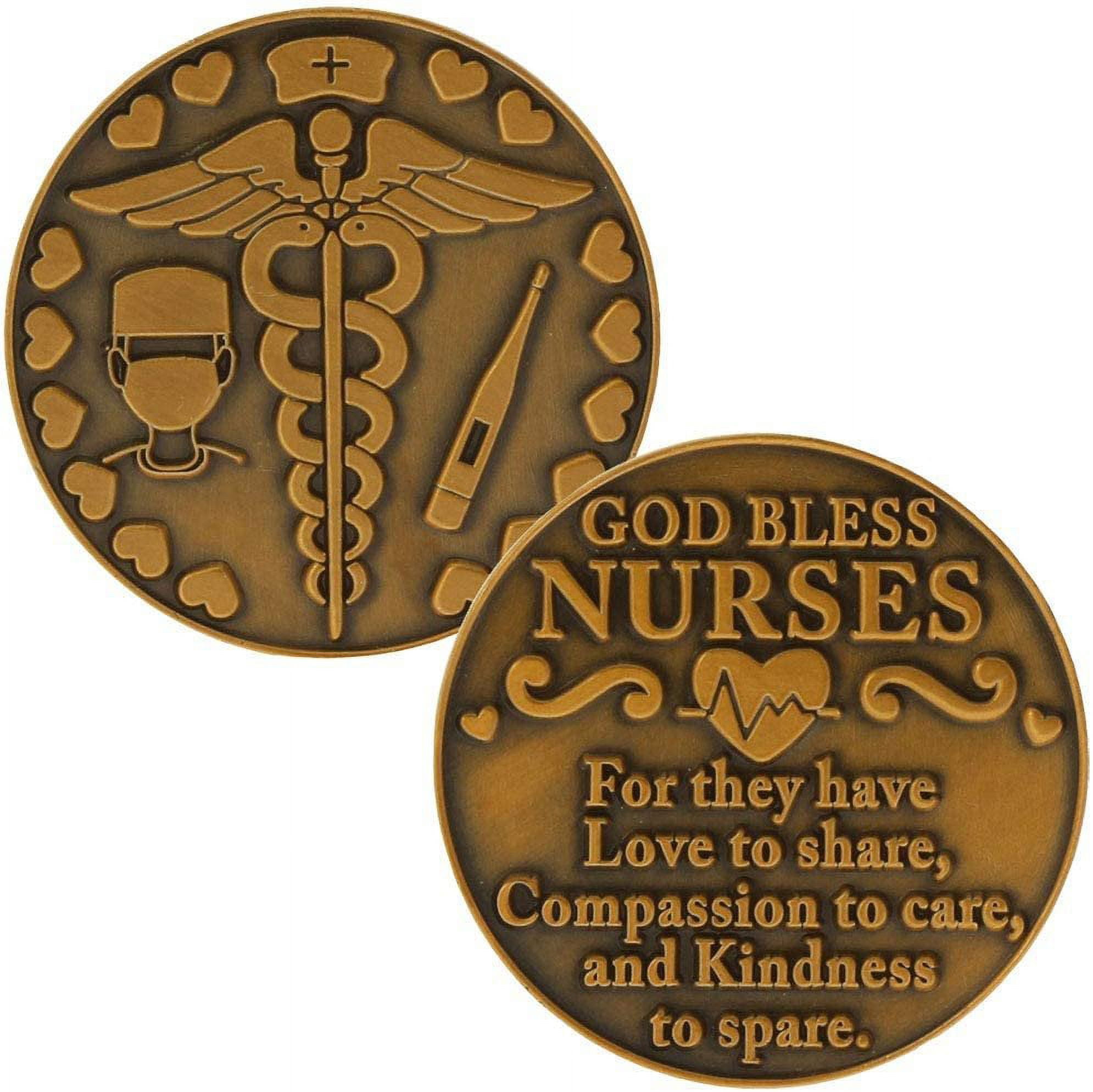 Sterling Gifts God Bless Nurses Pocket Tokens 10 Pack - Walmart.com