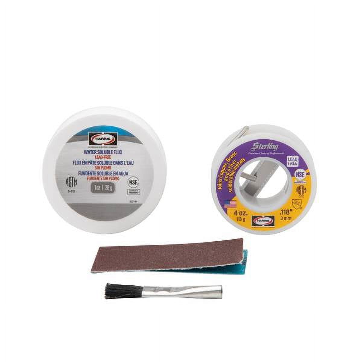 Sterling Lead-Free Solder Kit - .118 Diameter Sterling Solder 4oz, 1 oz ...