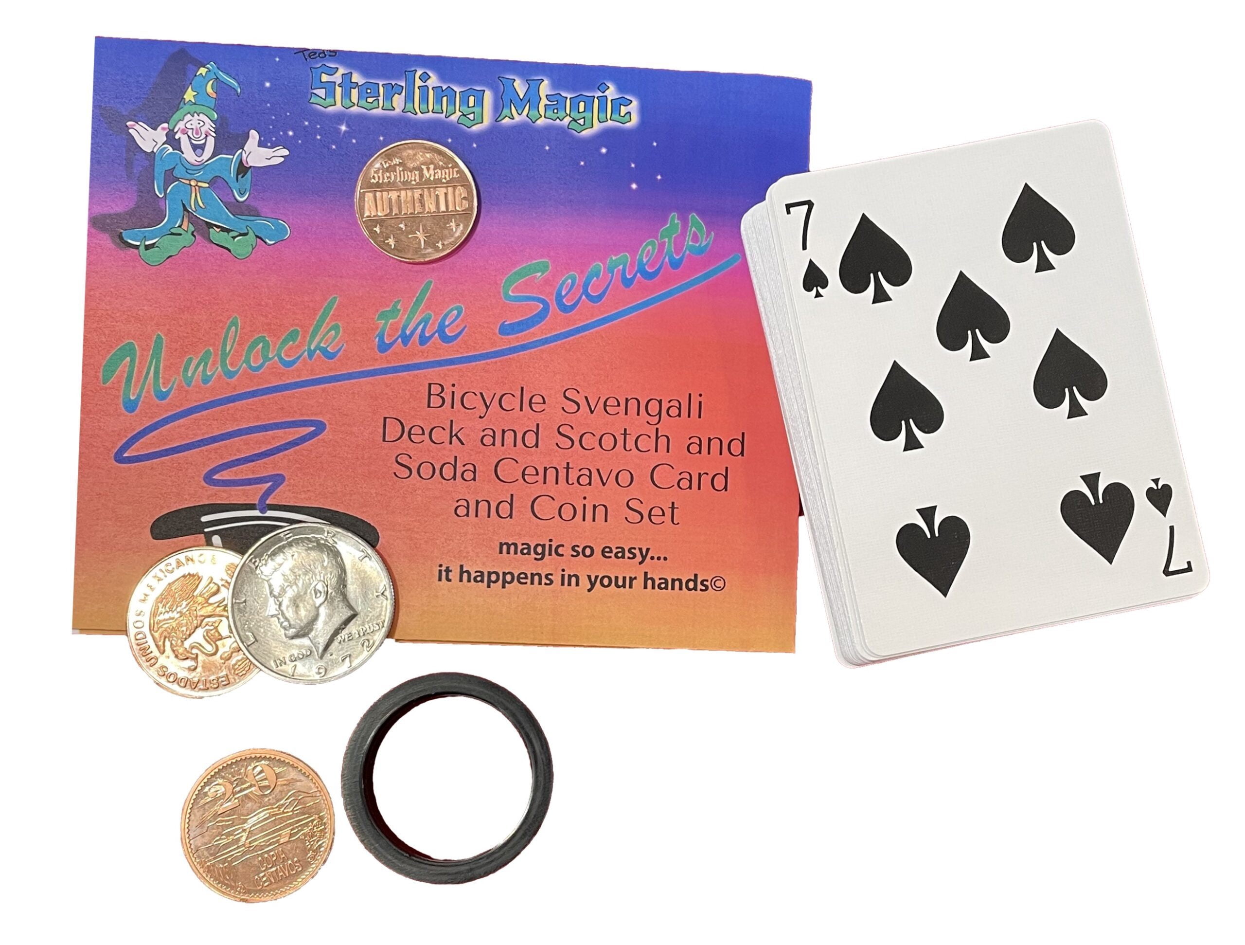 Sterling Magic, LLC Bicycle Svengali Deck & Coin Set - New - Walmart.com