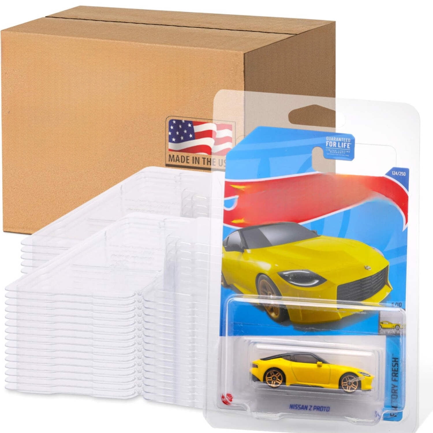 Sterling Protector Case Clear 120 Pack for Hot Wheels & Matchbox ...