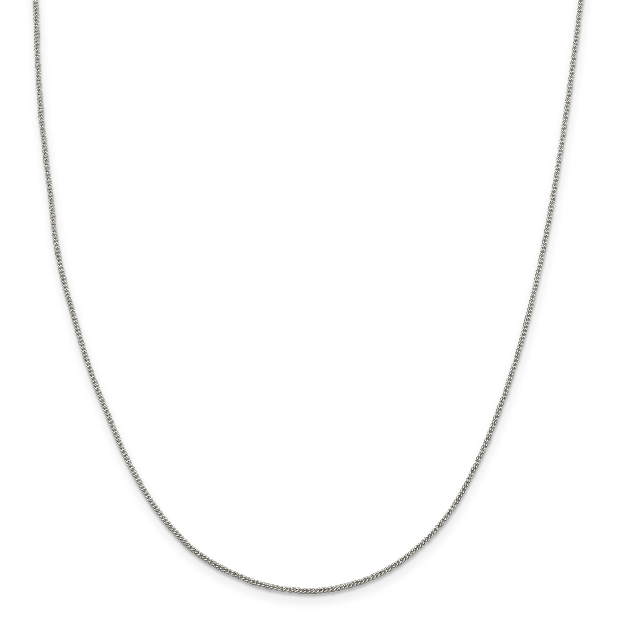 Sterling Silver 1.15mm Open Curb Chain - Walmart.com