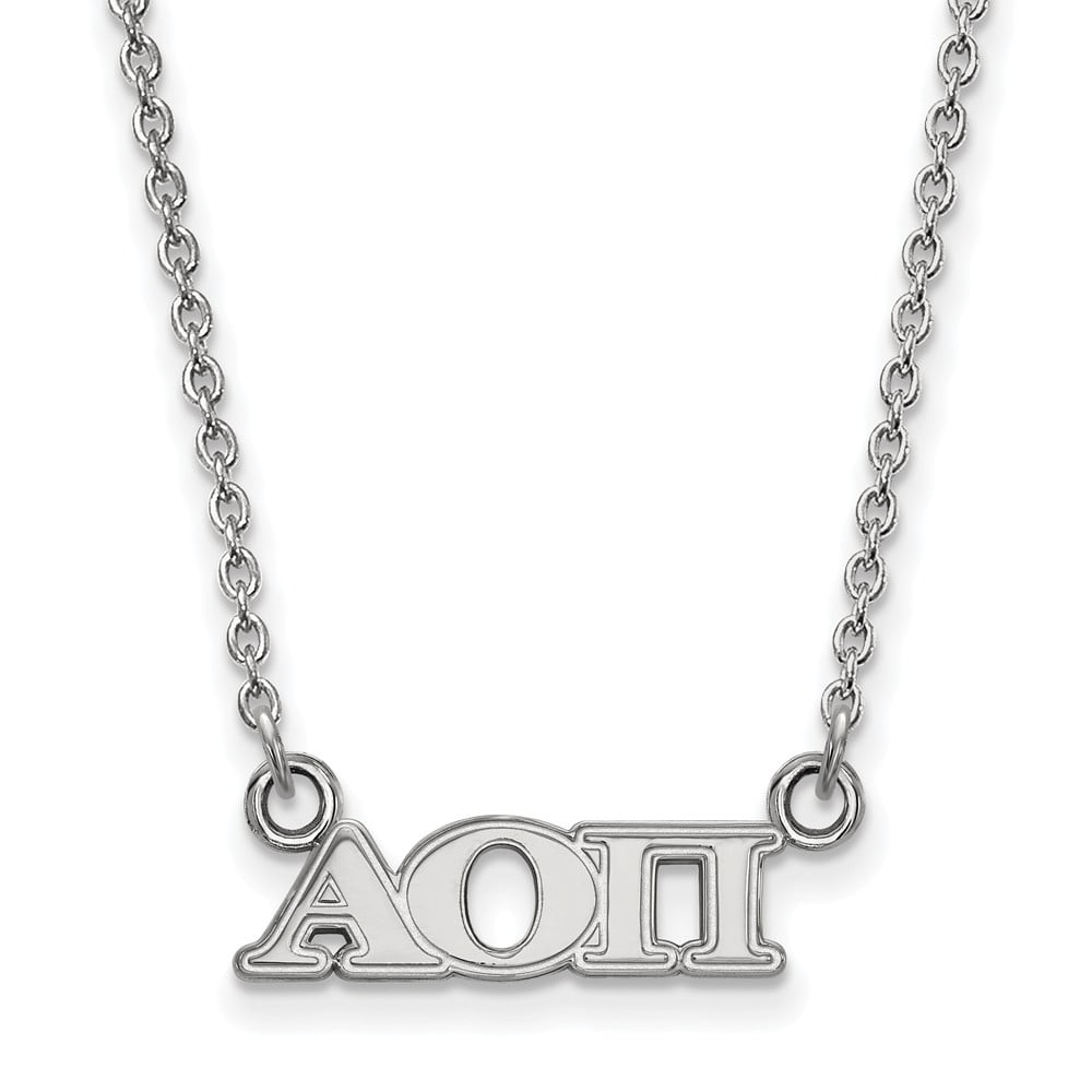 Sterling Silver 18in Official Licensed Greek Sororities Alpha Omicron ...