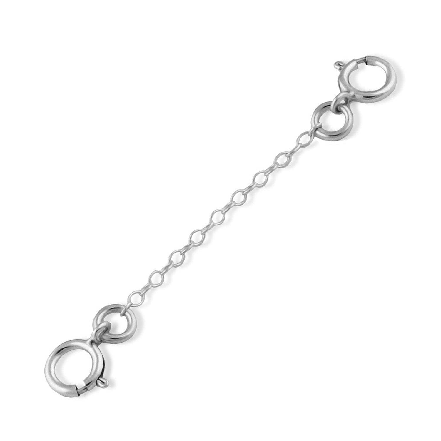 Sterling Silver 1mm Bracelet Safety Chain - Walmart.com