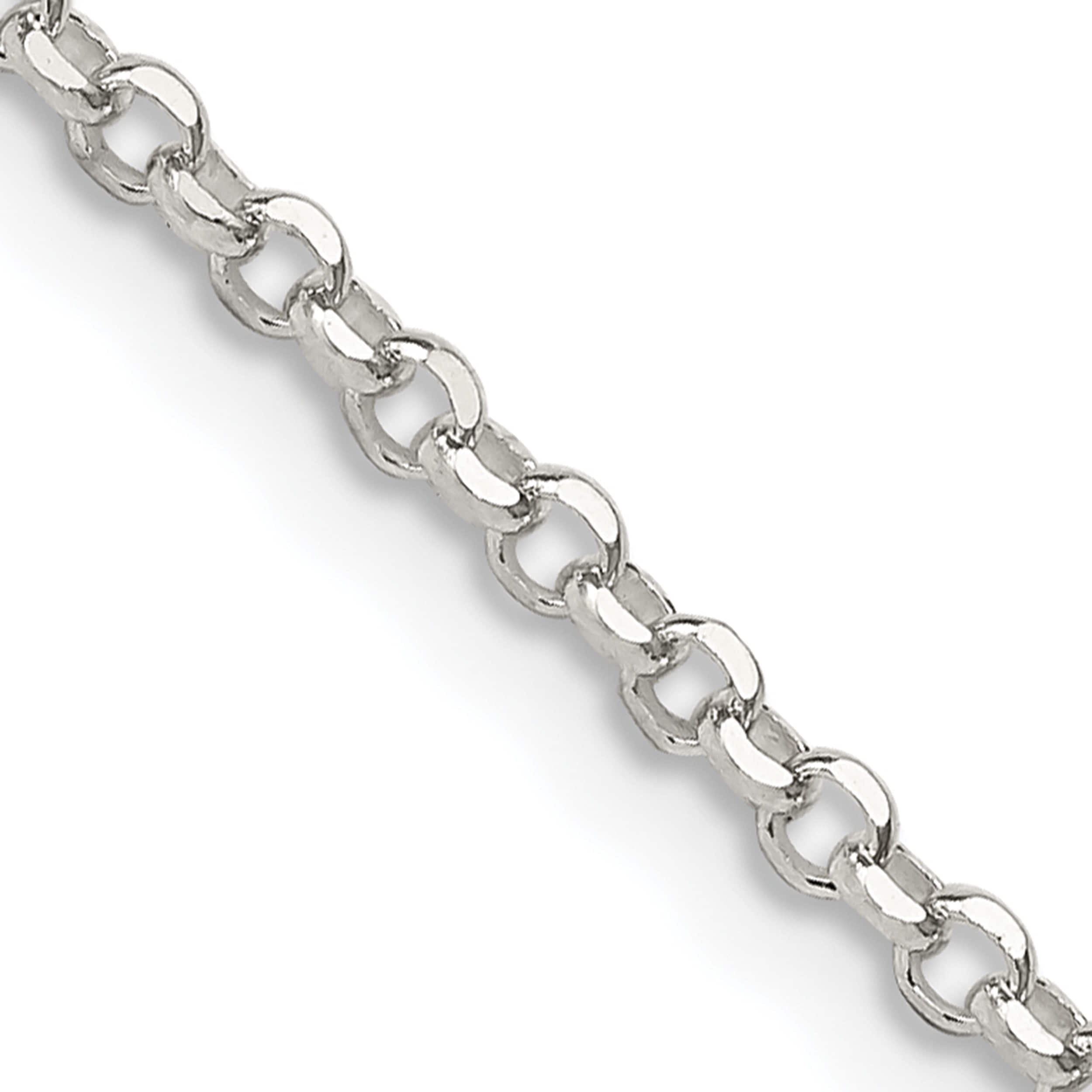Sterling Silver 2mm Diamond-Cut Cable Chain (24 X 2) Made In Italy ...