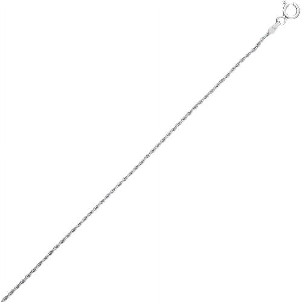 Sterling Silver 2mm Rope Chain Necklace, 24 inches - Walmart.com