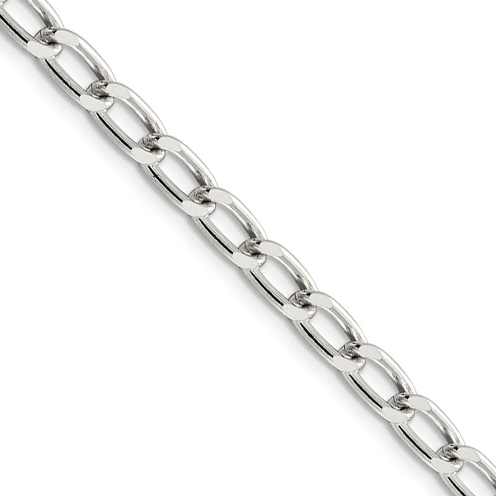 Sterling Silver 5.1mm Open Link Chain QLL150 - Walmart.com