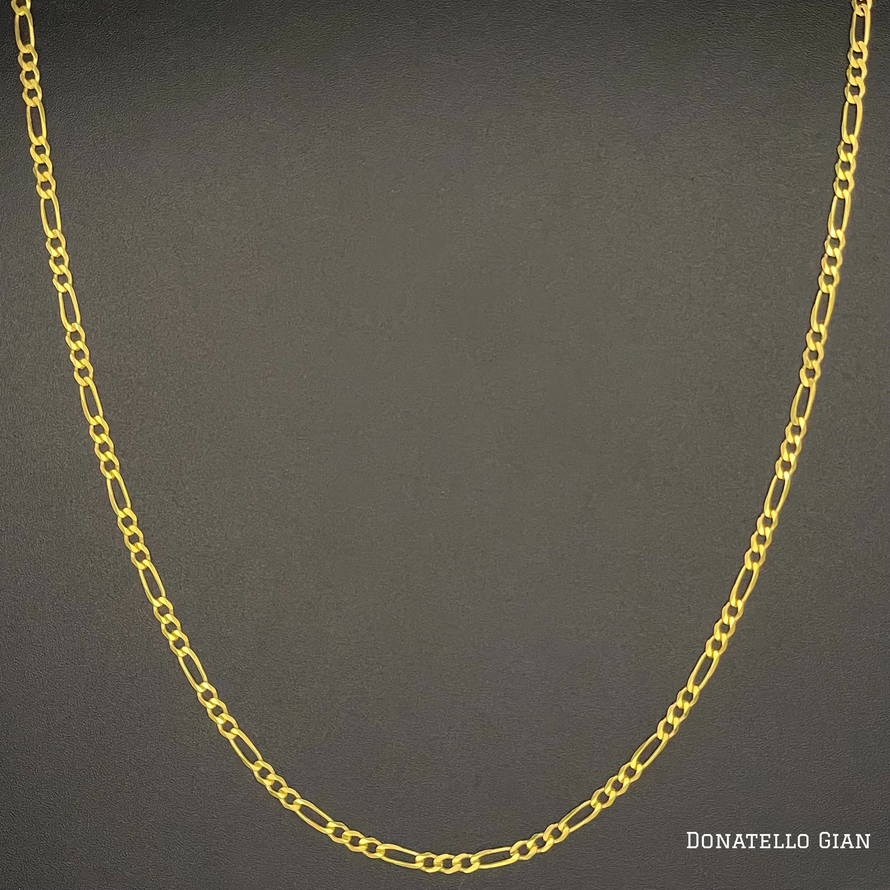 Sterling Silver 925 Figaro Link Chain 2.5MM, 16"-24", Figaro Chain ...