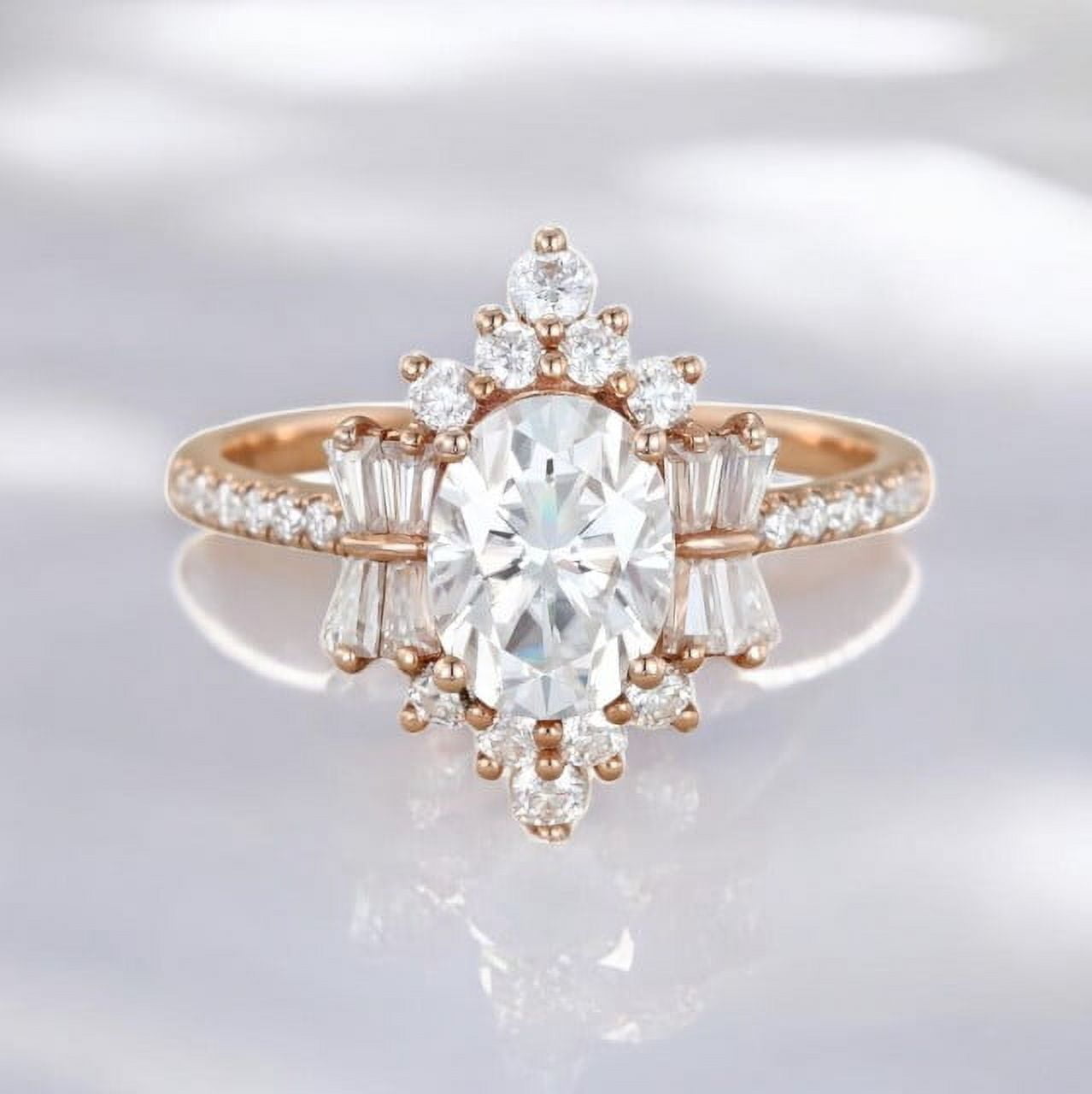 Sterling Silver 925 Round Brilliant CZ Cubic Zirconia Halo Engagement Ring Delicate Art deco ...